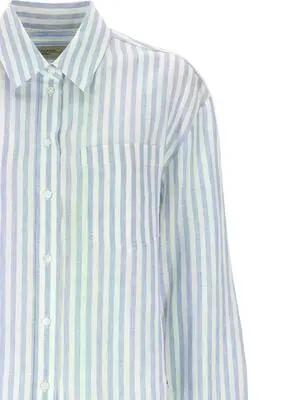 Max Mara Striped Linen Shirt