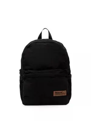 BLAUER. Logo-patch Backpack - Black