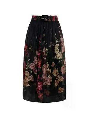 Cara Cara Alba Floral-print Midi Skirt