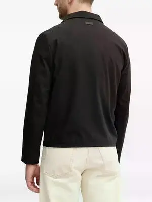 Sisley Zip-up Logo-patch Jacket