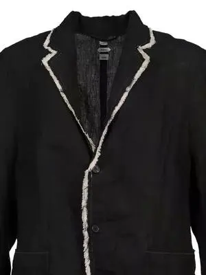 POST ARCHIVE FACTION Drifter Raw-edge Linen Jacket