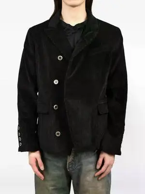 NO/FAITH STUDIOS Asymmetric Corduroy-texture Blazer