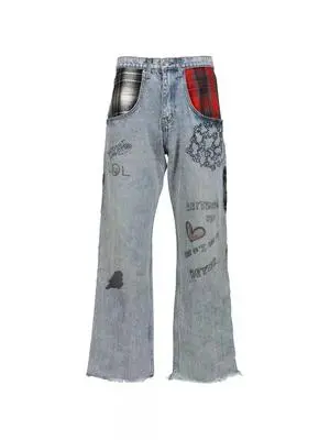 SATOSHI NAKAMOTO Nessa Patchwork Jeans