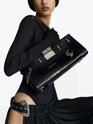 SEEN USERS Aura Croc-effect Shoulder Bag