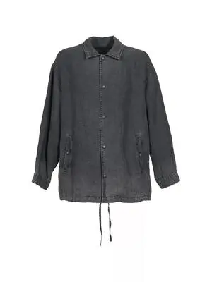 PORTER CLASSIC Linen Coach Shirt Jacket