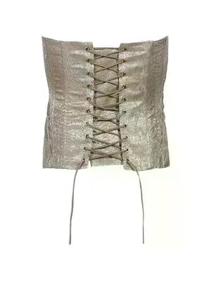 NΦ DRESS Devil Horn Brocade Corset