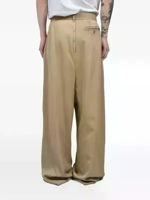 3.PARADIS Four-waist Pleated Tailored Trousers
