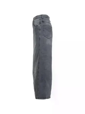 LỰU ĐẠN Washed-effect Wide-leg Jeans