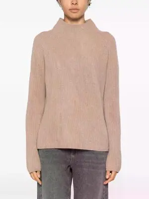 Max Mara Ribbed-knit High-neck Sweater