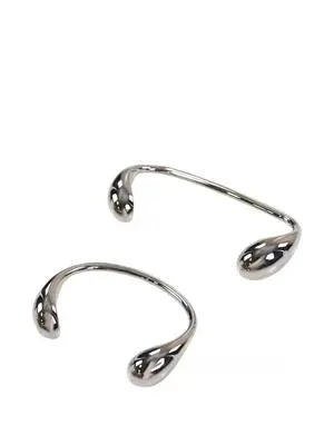 HUGO KREIT Serti Sculptural Cuff Bracelet Set