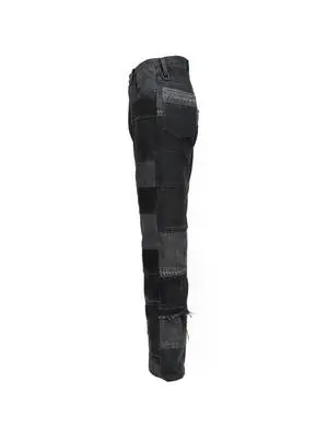 ANT Patchwork Wide-leg Jeans