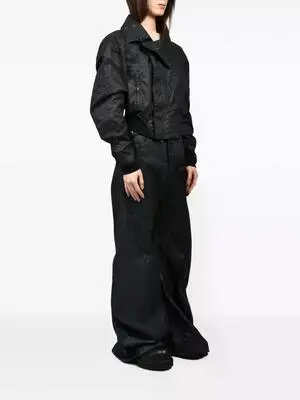 JULIUS Coated Flare-leg Jeans