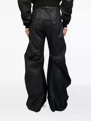 JULIUS Coated Flare-leg Jeans