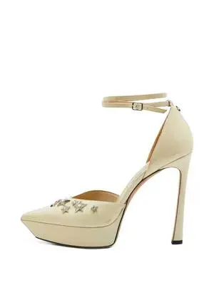 JIMMY CHOO Star-studded Platform Pumps