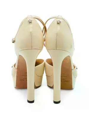 JIMMY CHOO Star-studded Platform Pumps