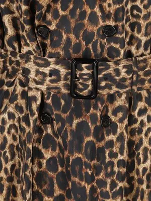Saint Laurent Printed Nylon Trench Coat