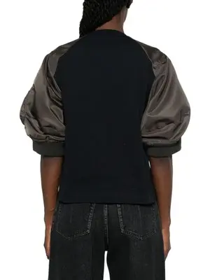 Sacai Cotton And Nylon T-shirt