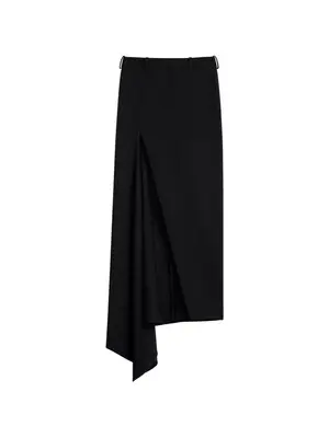 Givenchy Wool Long Skirt