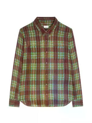 Dries Van Noten Loose Lurex Shirt - Red