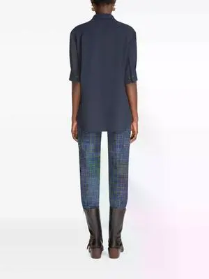 Dries Van Noten Cuffed Crepe Shirt