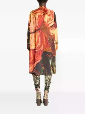 Dries Van Noten Silk Shirt Dress