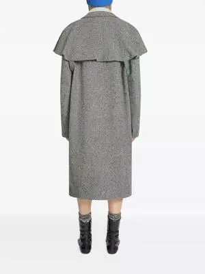 Dries Van Noten Wool Tweed Cape
