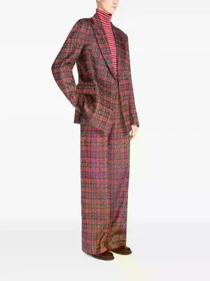 Dries Van Noten Double-breasted Jacquard Blazer
