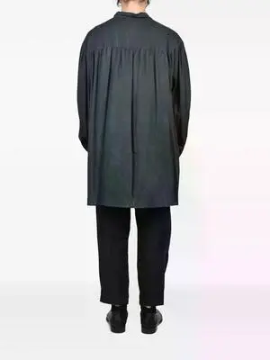 Yohji Yamamoto Washer-finish Gathered Shirt