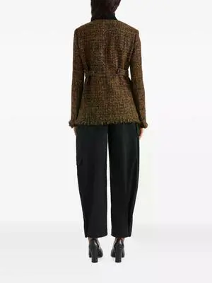 Proenza Schouler White Label Aurelia Tweed Long-sleeve Jacket