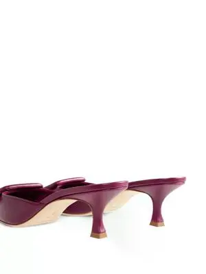 Manolo Blahnik Maysale Buckle-detail Mules