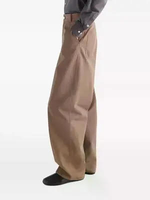 LEMAIRE Polycotton Twill Barrel Trousers