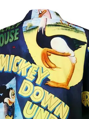 PORTER CLASSIC Mickey & Bird Aloha Shirt