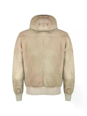 VOLFAGLI FIRENZE Suede Hooded Jacket