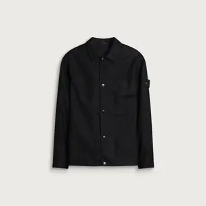 Stone Island Ghost Wool Nylon Flannel Overshirt