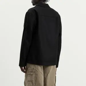 Stone Island Ghost Wool Nylon Flannel Overshirt