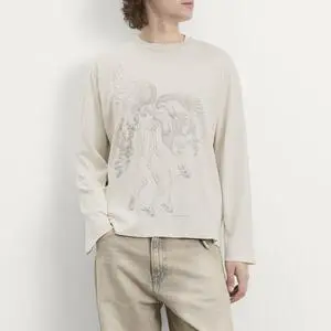 Our Legacy Spirit Print Box Long Sleeve Top