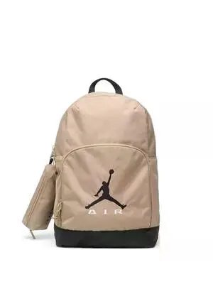 JORDAN Logo-embroidered Zipped Backpack
