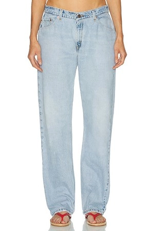 ALIGRACE Low Waist Ultra Baggy Jean - Light