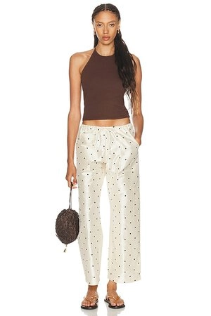 Donni. The Baby Rib Halter Top