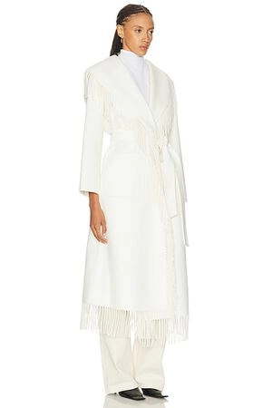 Simkhai Carrie Fringe Robe Coat