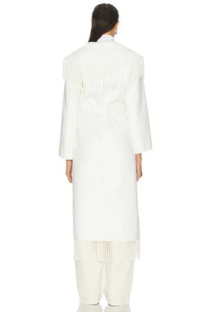 Simkhai Carrie Fringe Robe Coat