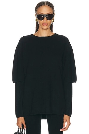 Nour Hammour Cobain Layered Knit Sweater