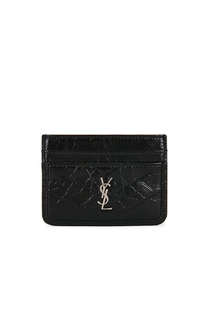 Saint Laurent Credit Card Case - Nero