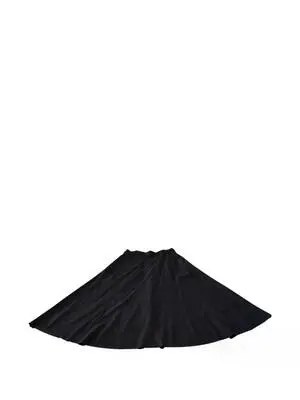 DOUUOD A-line Flared Skirt - Black