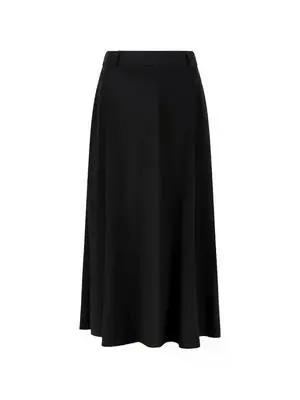 DOUUOD A-line Flared Skirt - Black
