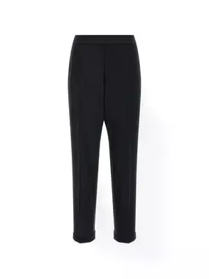 Alberto Biani Elasticated Turn-up Trousers