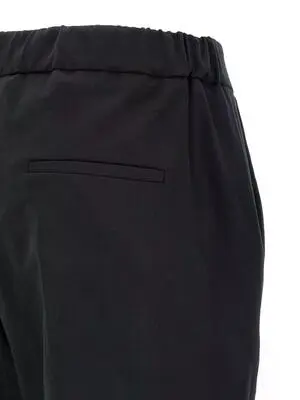 Alberto Biani Elasticated Turn-up Trousers