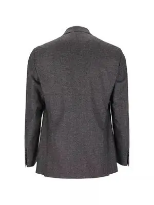 AL DUCA D’AOSTA 1902 Double-breasted Herringbone Wool Suit