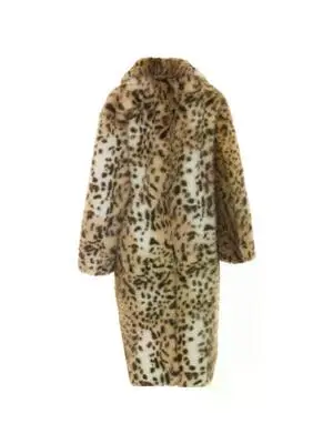 SWORD 6644 Leopard-print Coat