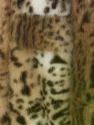 SWORD 6644 Leopard-print Coat
